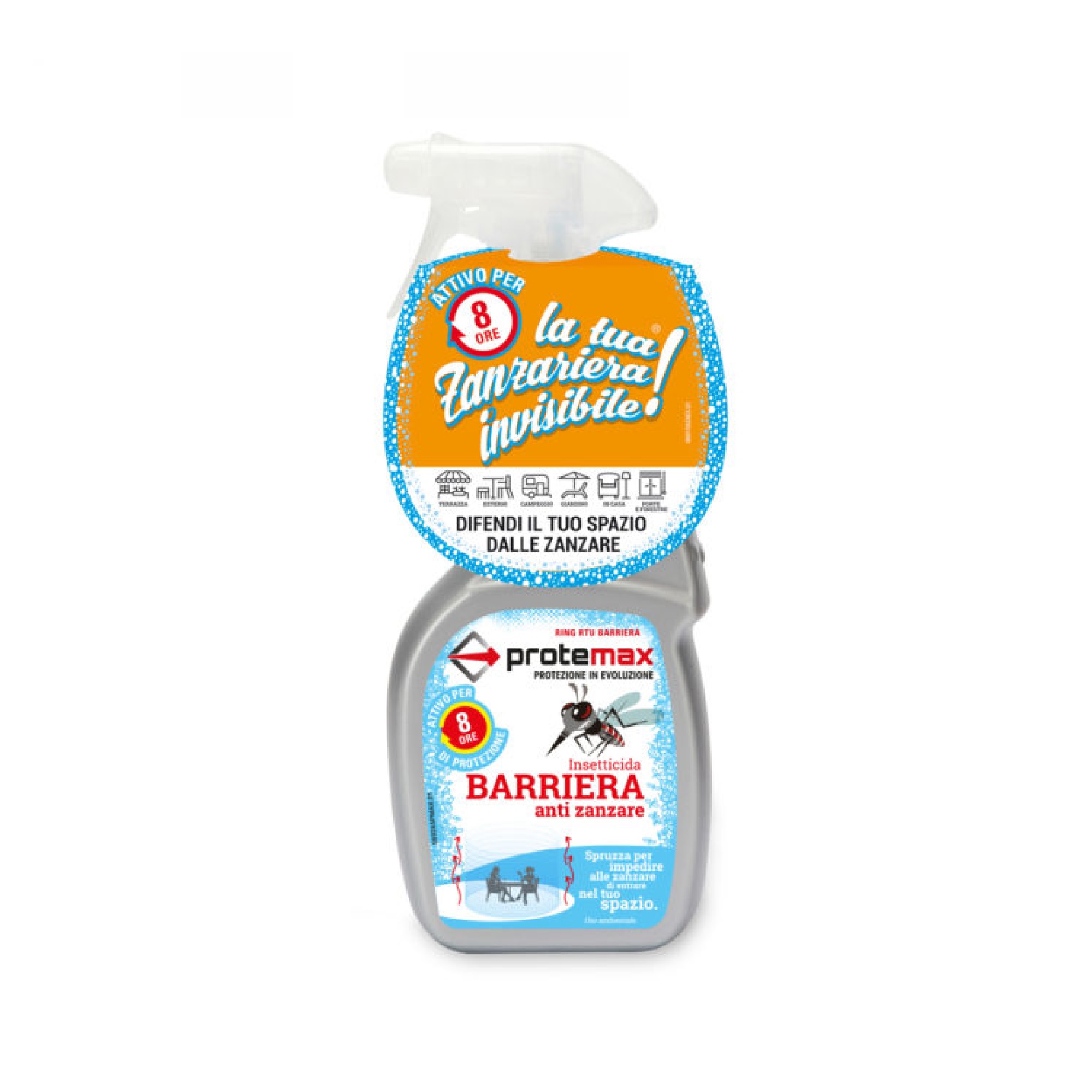 Insetticida anti zanzare PROTEMAX 500 ml - Brico Qui