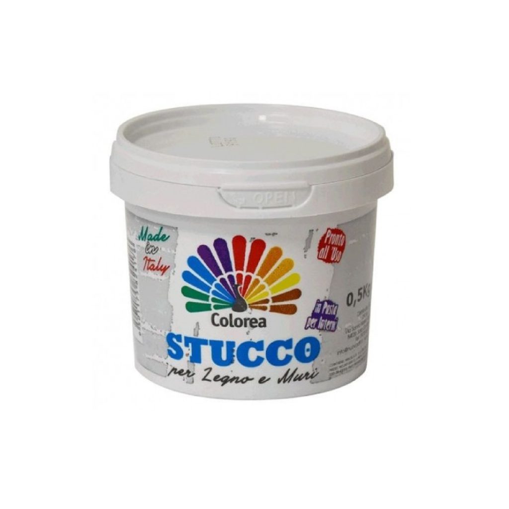 Stucco in pasta COLOREA stucco bianco tipo 'francese' per legno, infissi e muri